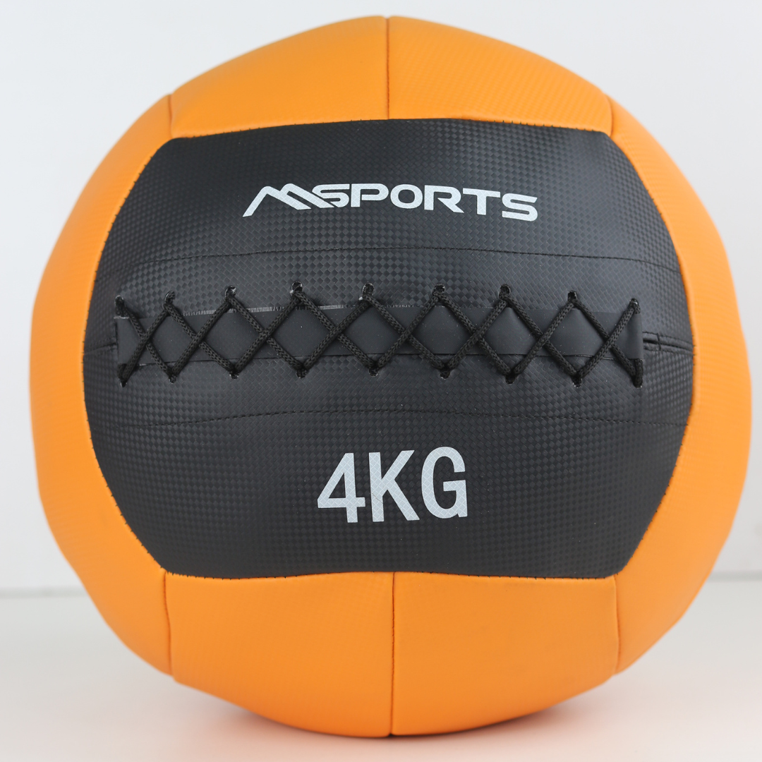 Athlete Home Power Core Wall Ball - Durable Soft Shell for CrossFit, F